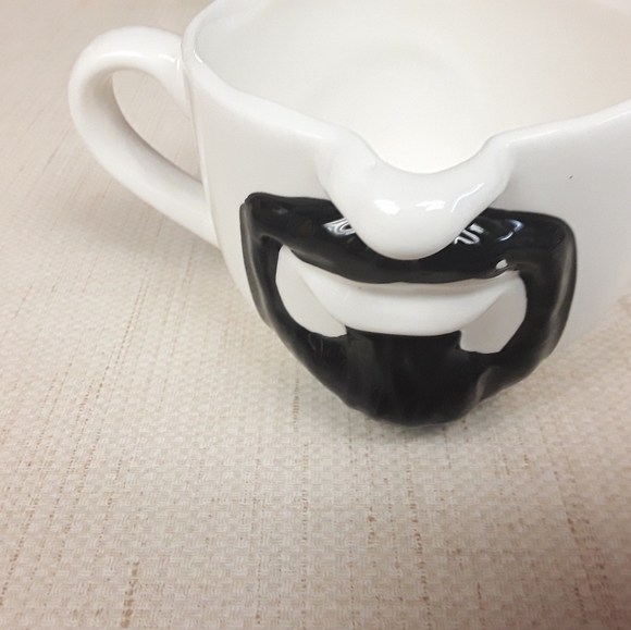 Kitchen | Goatee Black White Boho Coffee Mug | Poshmark